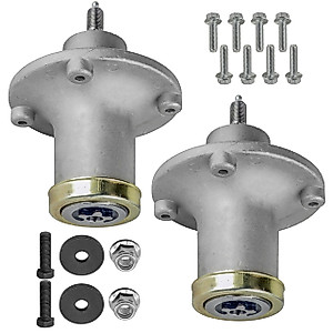 Caltric 2 Spindle Assembly Compatible with Husqvarna Mz48 Mz52 Mz5225 Mz6125 Mz6128 539112170