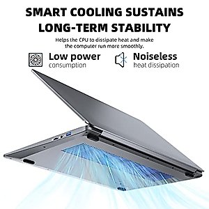 SGIN Laptop, 15.6 inch 1080P Laptops Computer, 12GB DDR4 512GB SSD, Intel Celeron Quad-Core N5059 (up to 2.9 GHz), Intel UHD Graphics 600, Webcam, Mini HDMI, WiFi, Bluetooth 4.2, USB3.0