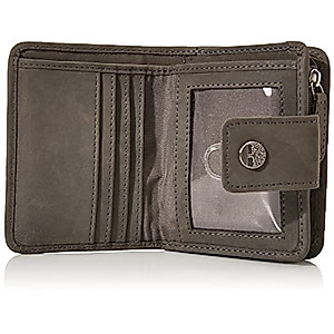Timberland womens Leather RFID Small Indexer Wallet Billfold, Castlerock, One Size US
