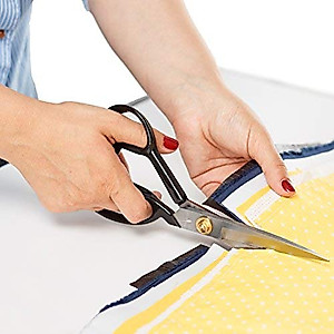 Sewing Scissors Ultra Sharp + Free Craft Knife - 9" Heavy Duty Professional Shears - All Purpose Scissors: Office & Crafts, Perfect for Seamstress, Tailors, Dressmakers, Students, Artists