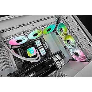 Corsair iCUE H150i Elite Capellix Liquid CPU Cooler - White