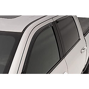 Auto Ventshade [AVS] Ventvisor / Rain Guards | Smoke Color, 4 pc | 94503 | Fits 2004 - 2012 Chevrolet/GMC Colorado/Canyon Extended Cab