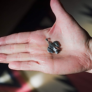 The Magic Zoo Sterling Silver Great Dane Pendant with Natural Ears