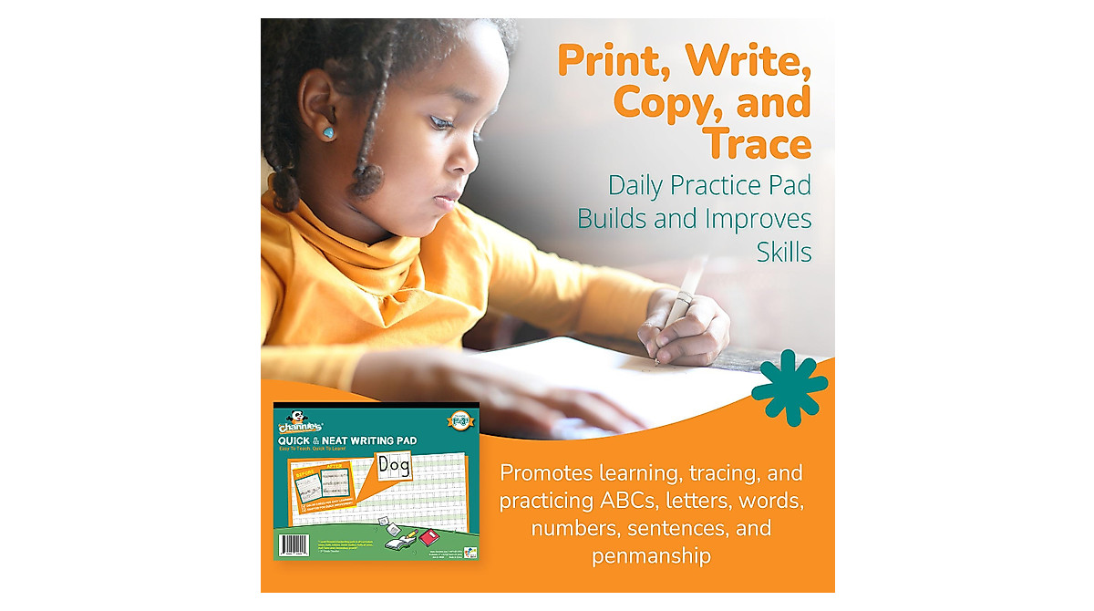 Channie's Visual Handwriting Worksheet for Kids | Improve Penmanship