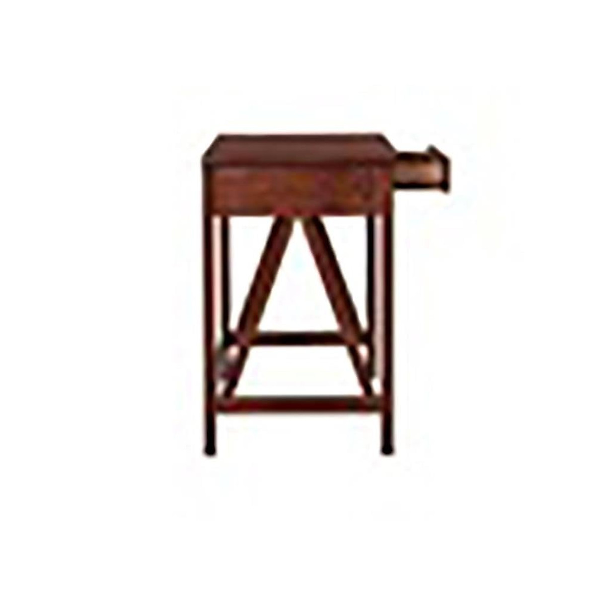 BOWERY HILL 1-Drawer Transitional Wood Desk in Antique Tobacco