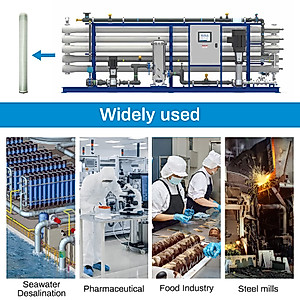 BW-4040, RO Membrane 4040, BW-4040 Reverse Osmosis Membrane for Desalination, Commercial, Industrial, Agricultural, Whole House, Size 4" x 40", 2400 GPD