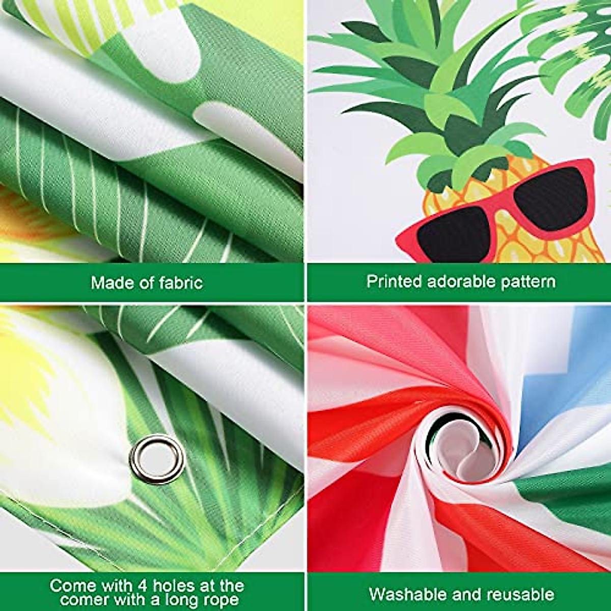 Hawaiian Luau Birthday Party Decorations Supplies Hawaiian Party Backdrop Luau Party Background Tropical Hawaiian Jungle Theme Flamingo Pineapple Party Banner Summer Beach Pool Photography Background