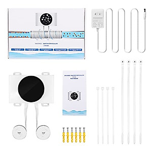 Capacitive Electronic Water Descaler System - MOOSEC Alternative Water Softener Salt Free for Whole House, Reduces The Effects of Limescale