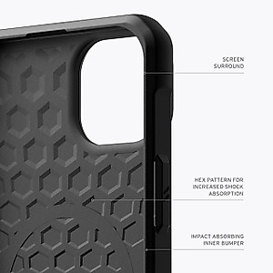 URBAN ARMOR GEAR UAG Case Compatible with iPhone 15 Plus Case 6.7" Metropolis LT Kevlar Black Built-in Magnet Compatible with MagSafe Charging Rugged Military Grade Dropproof Protective Cover