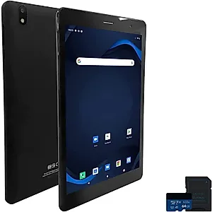 HYUNDAI HT8LA1RBKNA01 HYtab Pro 8LA1 8 inch LTE Tablet, FHD IPS, 4GB/64GB Bundle with Lexar High-Performance 633x microSDHC/microSDXC UHS-I 64GB Memory Card