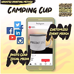 #availment - 12oz Hashtag Camping Mug Stainless Steel, Black