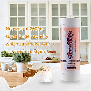 AMAZWHIP 3.3L Whipped Cream Charger - Pure Original Flavor N2O Whip Cream Chargers -Food Grade Nitrous Oxide Tank (2 cylinders)