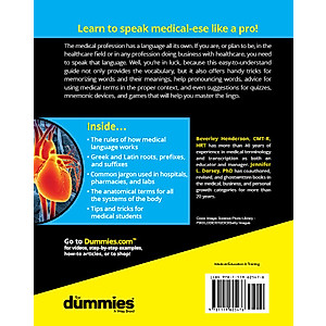 Medical Terminology For Dummies