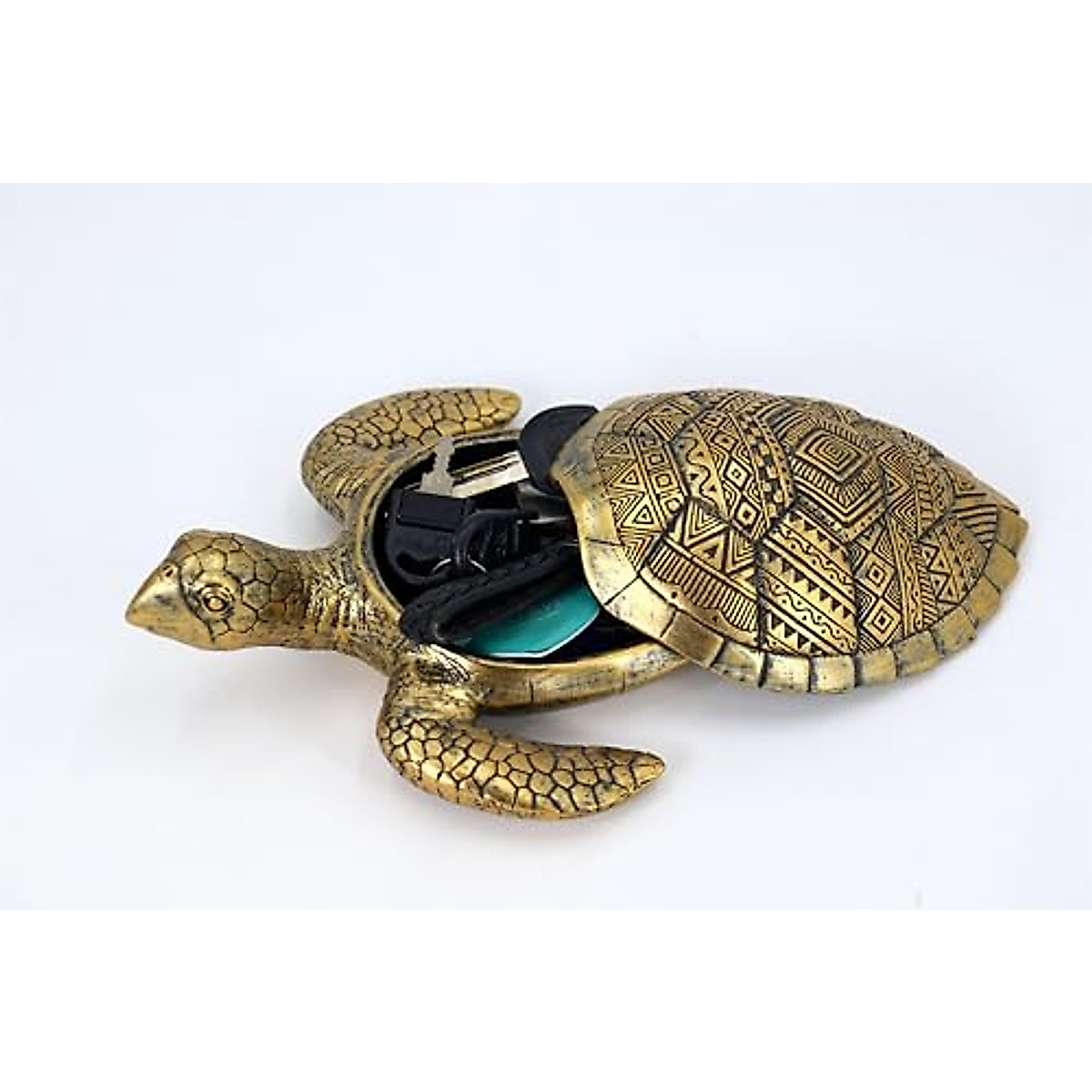 LAIKEARTS Turtle Decor, Handmade Resin Statue Brings Good Luck, Health, Decorations Applicable Home, Living Room, Bedroom, Office Desk Table Indoor.nGifts for Women, Mom, Friends