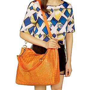 [Hot Lady] Hot Double Handle Leatherette Satchel Bag Handbag Purse