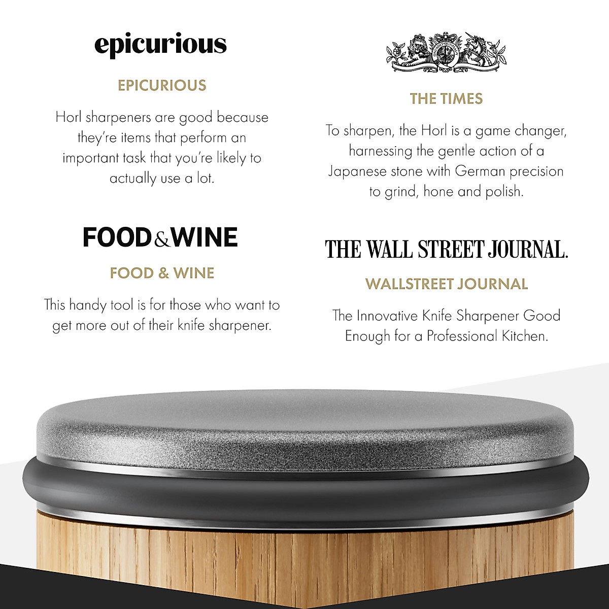 HORL 2 Oak Rolling Knife Sharpener Engineered in Germany for Straight Edge and Leather strop