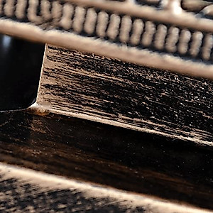 JSBDPHW Outdoor Post Light Lamps Courtyard Wall Waterproof Column Light Glass Lampshade Wrought Iron E27 Post Light Villa Gate Base Landscape Light