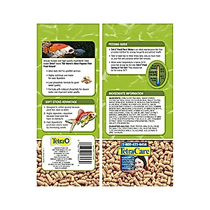 TetraPond Pond Sticks 11 Pounds, Pond Fish Food, For Goldfish And Koi, 11.00 lb, 40 L (16457)