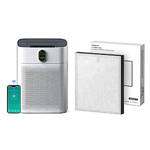 MORENTO Smart Air Purifier HY4866-WF Bundle with HY4866 Enhanced Version Air Purifier Replacement Filter 2 Pack