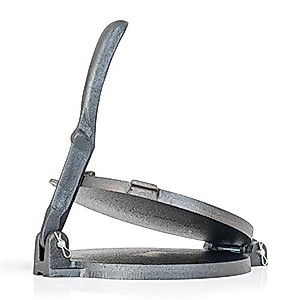 Chef's Secret 8 Inch Tortilla Cast Iron Press, Quickly Easily Makes Delicious Tortillas for Any Recipe