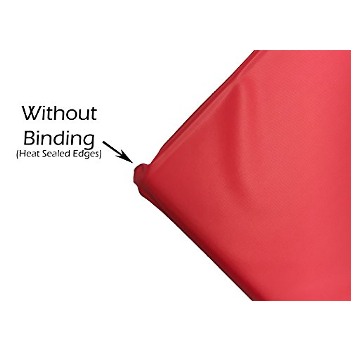 Case of 8 - KinderMat, 5/8" Thick, 4-Section Rest Mat, 45" x 19" x 5/8" Vinyl, Red/Blue, Great for School, Daycare, Travel, and Home, Made in The USA