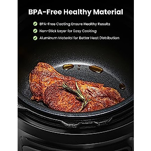 COMFEE’ 16 in 1 Electric Pressure Cooker Instant Multi Cooker Olla de Presion Non-Stick Pot Yogurt Maker Rice Cooker Slow Cooker Sauté Steamer 8 Quarts Stainless Steel