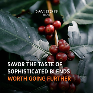 DAVIDOFF Espresso 57 Whole Beans - Dark and Chocolatey - Intense Roast with a Smooth Aroma - 100% Arabica Beans - 10/12 Intensity. 12/12 Roasting. 4/12 Acidity - 1 x 17.63 oz