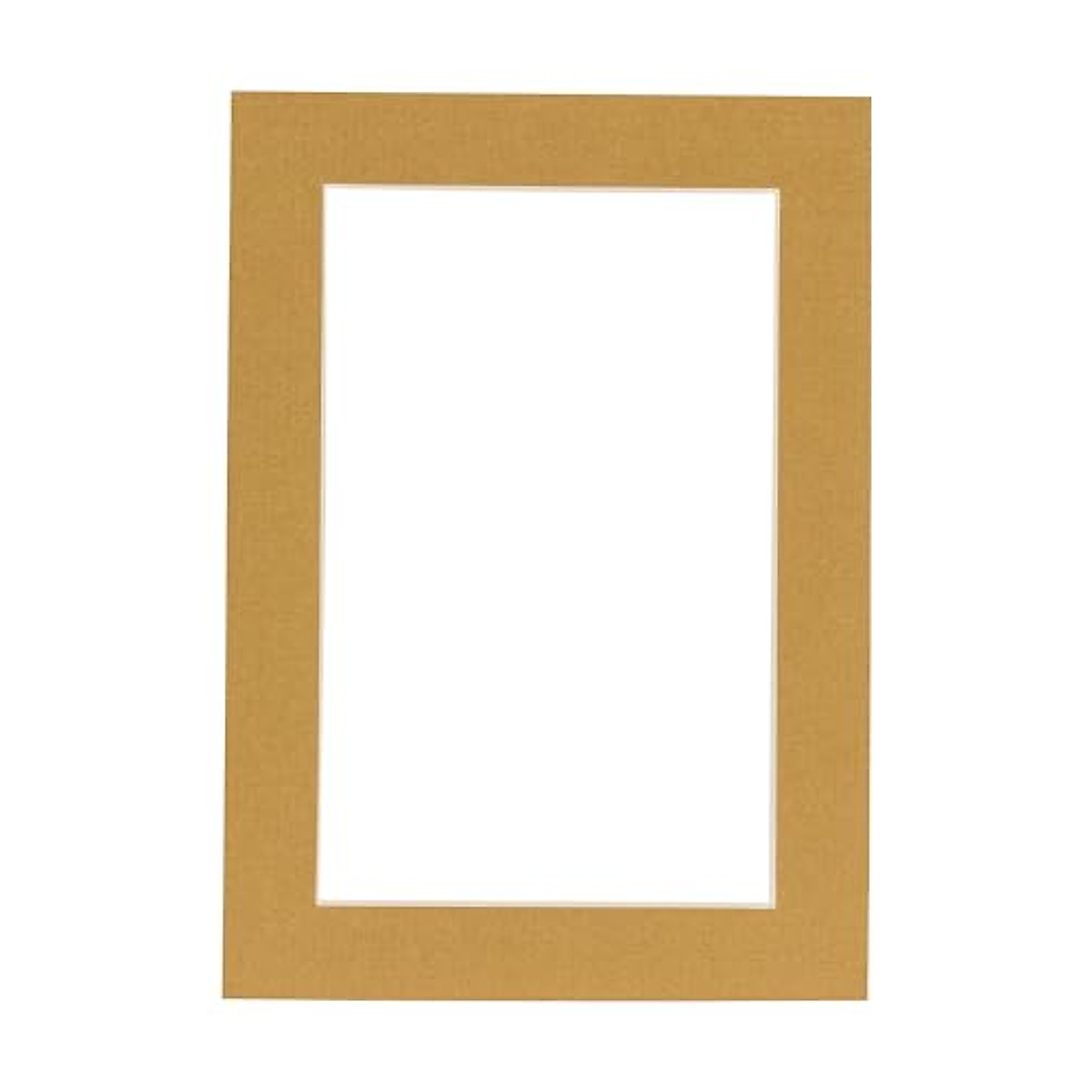 6x10 Mat Bevel Cut for 4x8 Photos - Acid Free Rattan Beige Precut Matboard - For Pictures, Photos, Framing - 4-ply Thickness