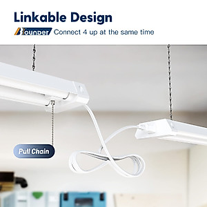 42W Linkable LED Shop Light for garage BBOUNDER 48 Inch 4FT 5000K LED Work Shop Light LED Utility Shop Light Ceiling Fixture (10 Pack)