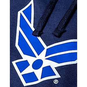 Ann Arbor T-shirt Co. U.S. Air Force Hoody | Licensed United States Airforce Tee Shirt, USAF Airman Veteran Hooded Hoodie - (Hoodie,XL)