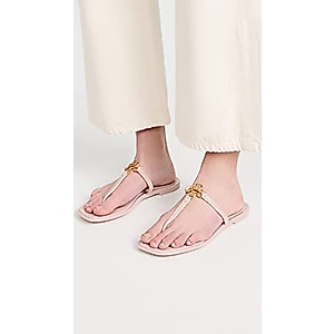 Tory Burch Women's Roxanne Jelly, Meadowsweet/Gold, 7 Medium US