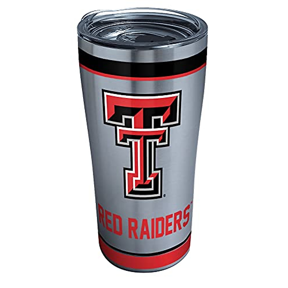 Tervis Triple Walled Texas Tech University Red Raiders Insulated Tumbler Cup Keeps Drinks Cold & Hot, 20oz - Stainless Steel, Tradition