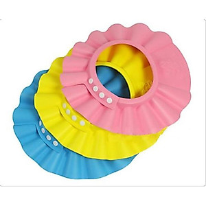 GUAngqi Water Resist Children Wash Hair Shampoo Shield Bath Shower Waterproof Cap Hat