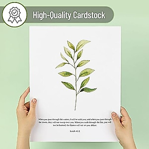 Mr. Pen- Christian Wall Decor, 6 Pack, 11” x 14”, Scripture Wall Art, Bible Verse Wall Decor, Bible Verse Poster, Bible Scriptures Wall Decor, Religious Wall Decor, Scripture Wall Decor