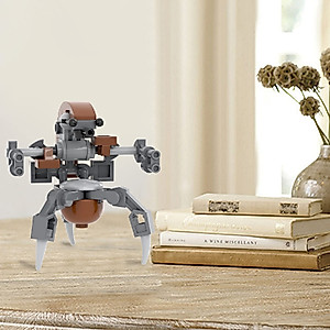 MOOXI-MOC Space Wars Battle Driods Destroyer Droideka Building Set,Creative Building Blocks Toy Set(86pcs)