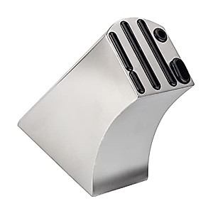 UPKOCH Storage Shelves Kitchen Utensil Holder 2pcs Block Home Knife Kitchen Storage Organizer Rack For Inserted Steel Stainless Restaurant Holder Storage Shelves Kitchen Utensil Holder