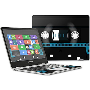 MightySkins Skin Compatible with Samsung Chromebook Plus 12.3"(2017 - Cassette Tape | Protective, Durable, and Unique Vinyl wrap Cover | Easy to Apply, Remove, and Change Styles | Made in The USA