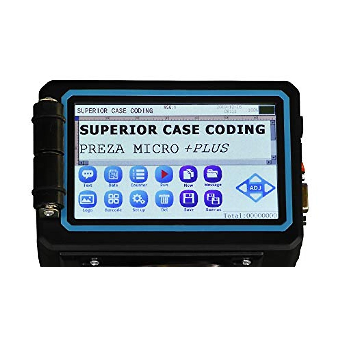 Preza Micro + Plus SBK Portable Handheld Inkjet Printer, Handheld Inkjet Coder, Inkjet Coding Machine, Date Coding Machine, Handheld Date Coder USA