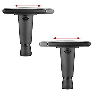 Replacement Adjustable Arms Armrest Upright Bracket with Pads Fits DXRacer Gaming Chairs (3D)