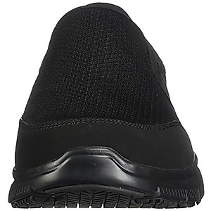 Skechers Men's Black Flex Advantage Slip Resistant Mcallen Slip On - 14 D(M) US