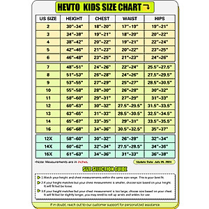 Hevto Wetsuits Kids 3/2mm Neoprene Full Wet Suit Thermal Children Boy Youth Girl Toddler for Swimming Water Sports (K01-Blue, 12)