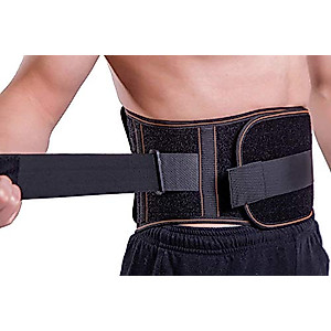King of Kings Lower Back Brace Pain Relief with Pulley System - Lumbar Support Belt for Women and Men - Adjustable Waist Straps for Sciatica, Spinal Stenosis, Scoliosis or Herniated Disc - Large