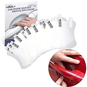 Voroly 10 PCS Car Door Handle Protector Universal Transparent Car Door Handles Cup Protector Car Door Scratch Protector Vinyl Films