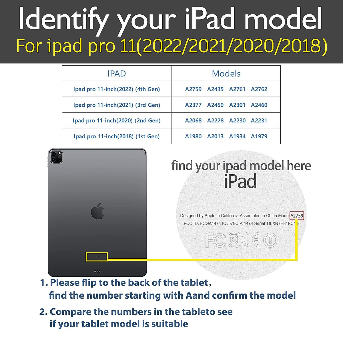 Gexmil Case for iPad Pro 11 Inch,4th/3rd/2nd/1st Generation(2022/2021/2020/2018) Genuine Leather Cover with Pencil Holder,Cowhide Folio Cover,Auto Sleep/Wake Magnetic Closure,Flower Brown