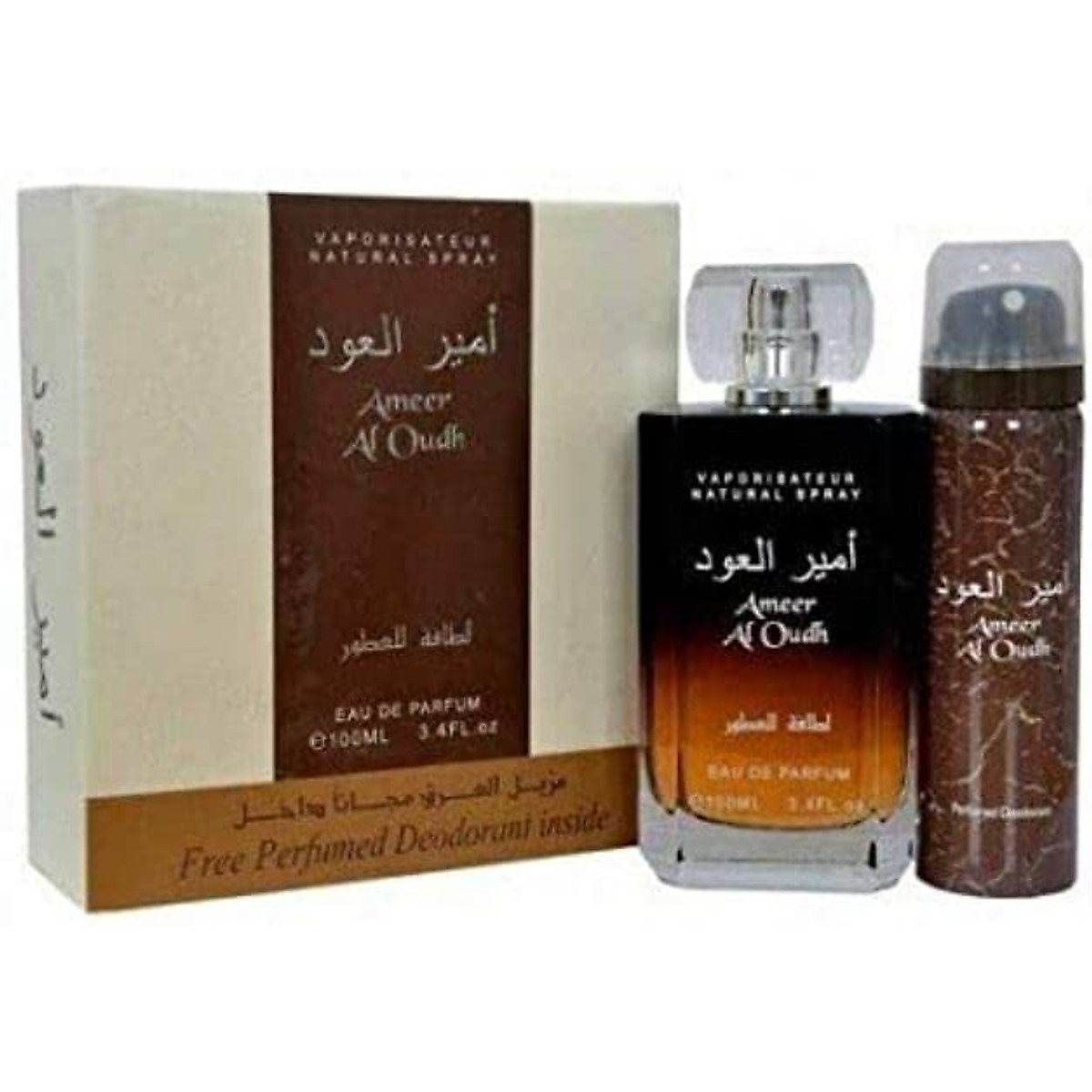 Lattafa Perfumes Collection |Ameer Al Oud Intense Oud & Ameer Al Oudh |EDP-100ML-3.4Oz| Woody, Sweet Oud, Bukhoor |Oriental Perfum. (ameer al oudh)