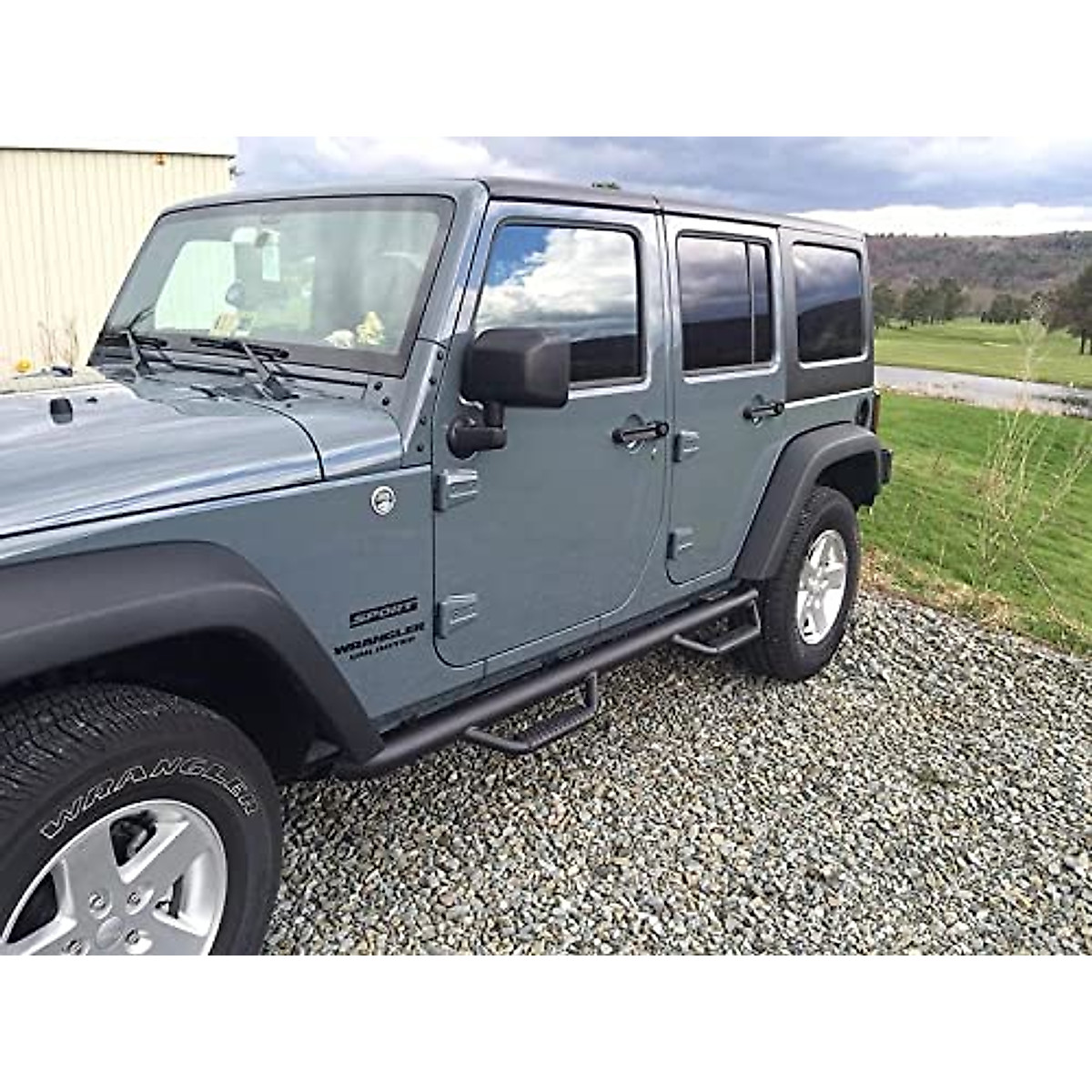 n-FAB | T0580CC | Nerf Step, Wheel 2 Wheel , Gloss Black, 05-15 Toyota Tacoma Double Cab 5' Short Bed