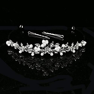 Rhinestone Crystal Tiaras and Crowns Headband For Women Birthday Pageant Wedding Prom Princess Crown (A-006)