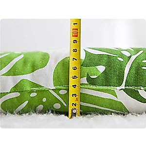 AKSTRN Set of 6 Dining Chair Seat Cover, Chair Pads Square Cotton Chair Cushion Thicken Soft 16 X 16 for Office, Desk Dining Living Room Chairs 15.7 x 15.7 x 3