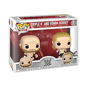 Funko POP! WWE: Triple H and Ronda Rousey, 2-Pack - Collectable Vinyl Figure - Gift Idea - Official Merchandise - for Kids & Adults - Sports Fans - Model Figure for Collectors and Display