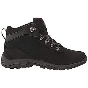 Timberland womens Mt. Maddsen Mid Leather Waterproof Hiker Hiking Boot, Black Nubuck, 8 US